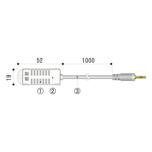 ティアンドデイのTR-3110は、測定範囲　温度0〜50℃、湿度10〜95％RHの1mケーブル付温湿度センサです。対応機種は、TR-73U、（生産終了機種　TR-72U,TR-72Ui、TR-72S）となります。センサは消耗品となりますので...