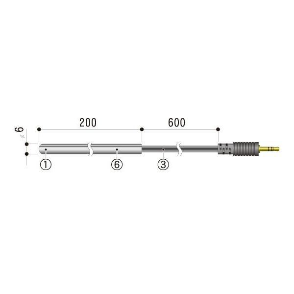 ティアンドデイおんどとり温度データロガー用のステンレス保護管温度センサTR-0406です。対応機種は、TR-71A、TR-71nw、TR-73U、生産終了機種：TR-701NW/701AW, TR-71Ui/72Ui, TR-71U/72U...