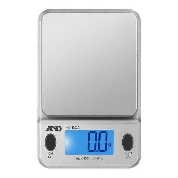 エーアンドデイのHJ-150Aは、150gまで0.1g単位で計量できるコンパクトスケールです。保護カバーがついて携帯に便利な超小型設計のポケッタブルスケールです。バックライト付きの表示部は見やすいつくりになっています。校正分銅100g付属。...