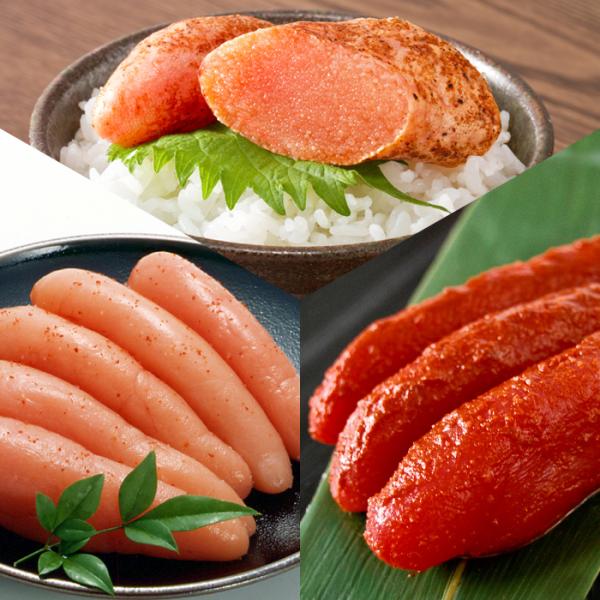 【お届け指定は10月1日まで】ドデカ祭SALE対象商品【秋の特別セット】辛子明太子三種食べ比べ定番のいつもの味、激辛のクセになる美味しさ、お好みの味に出会うチャンス！激辛明太子（90g）二種類の唐辛子を独自配合した激辛調味液。これに通常より...