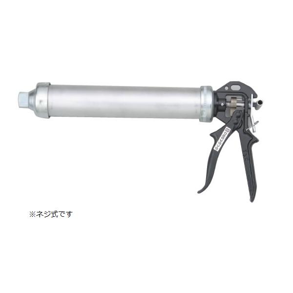 【シリンダー】ネジ式【容量(ml)】550 【タイプ】強力■らくらく550B●シリンダー寸法／内径51mm×長さ295mm●射出量／16mｌ／1握り●全長425mm●質量／1.1kg◆標準付属品：プラスチックノズル5本、グリス1本◆別売：鉄...