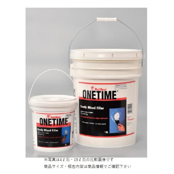 【容量(リットル)】 4リットル【時間(分)】 30分【色】 白【梱包数量】 1缶/箱ワンタイムは既調号タイプの水性・充填用パテで、一度の使用でほとんどの大小の穴や、ヒビ割れ、ジョイント部分などの充填・補修することが出来ます。その充填性はほ...