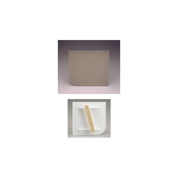 【サイズ(mm)】 300mm×300mm【梱包数量】 1枚/箱●プラスチック盛板の表面にステンレス板貼り●強度と平滑性に優れている●300mm×300mm