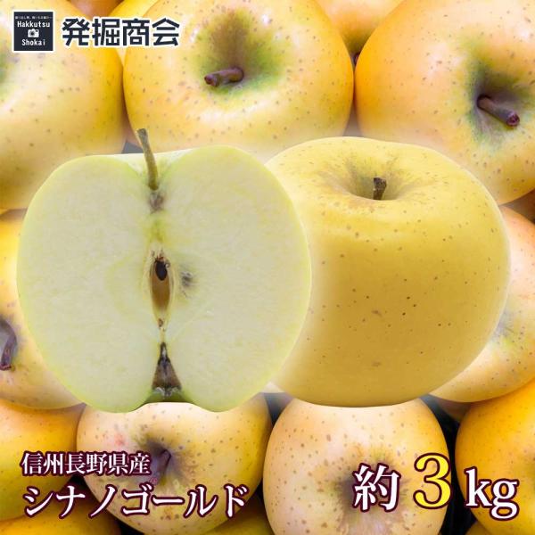 ●樹熟の【シナノゴールド】３kg入となります。●【シナノゴールド】は適度な酸味もあって濃厚な味わいで、パリッとした心地よい歯ごたえを楽しめます♪●ご家族みなさんでたっぷりお召し上がり下さいね！