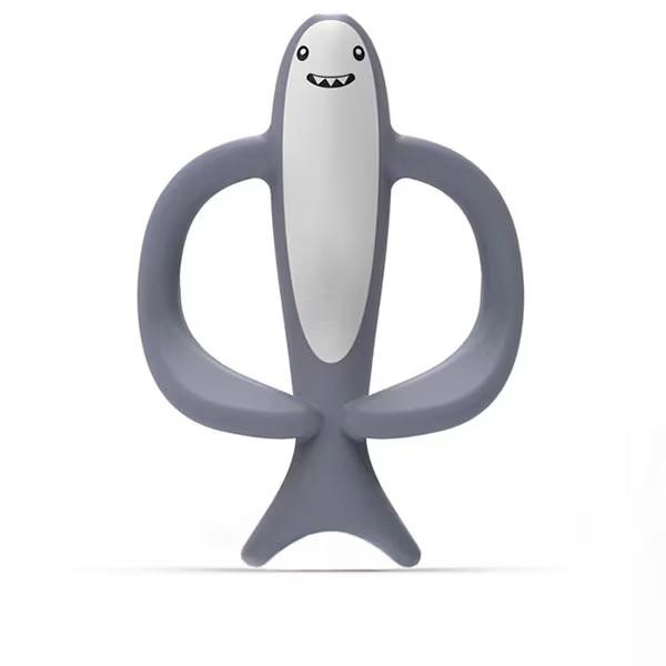 はじめてのマイブーム！ イギリス生まれのユニークフェイスなシリコーン歯がため！ムズムズ歯茎の赤ちゃんに心強いお友だちを。アニマルの頭は赤ちゃんが噛みたくなる凹凸付きで、両腕がのど突きを防止しながら歯の生え始めのむずがゆさを刺激します。