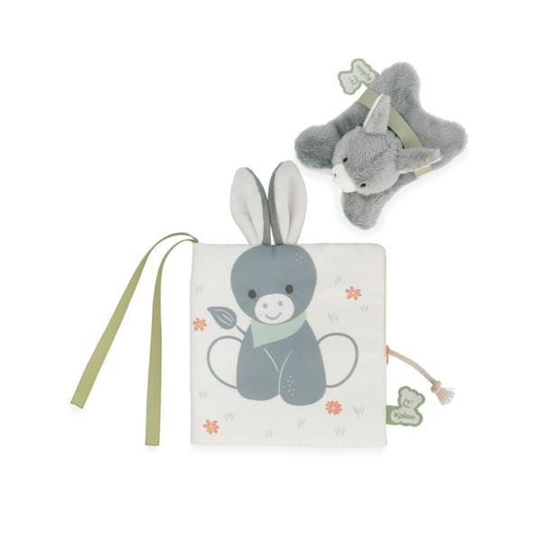 お友だちを意味するLesAmis(レザミ)シリーズ。ドンキーの小さなパペットと一緒に、朝のファームを探検しましょう。うさぎやうしのお友だちにご挨拶。にわとり親子は早起きです。