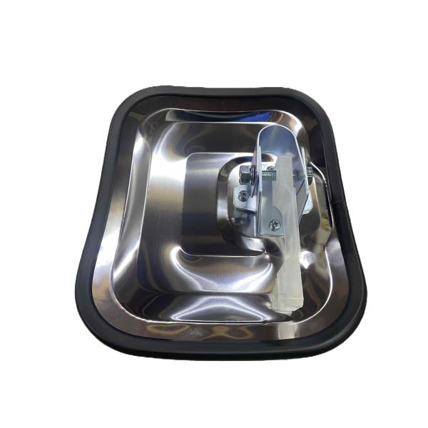 【商品概要】【外径】200W×235H【曲率】300R式【取付サイズ】22ｍ/m【材質・素材】ステンレス【取付】対策Ｈ型バンド式22【適合車種】◆大型車※発送の際、商品梱包に使用する箱等はリサイクル品です。※注意事項参照