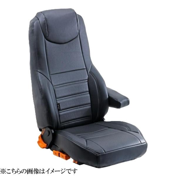 ◆立体的に縫製されたボーダーデザインが、トラックのイメージを打破する、スポーティ感と高級感を演出します！◆パンチングレザーを使用して通気性を確保。ロングドライでも快適性が向上♪◆車種専用設計。（車種により若干デザインが異なります）・NEW ...