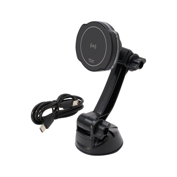 ●最大15Wワイヤレス充電ができるマグネットタイプの吸盤取付スマホホルダーです。●iPhone12以降またはマグセーフ対応カバーが付いたスマートフォンを磁力でホールドします。●マグセーフ非搭載のスマートフォン/カバーに貼り付けることができる...