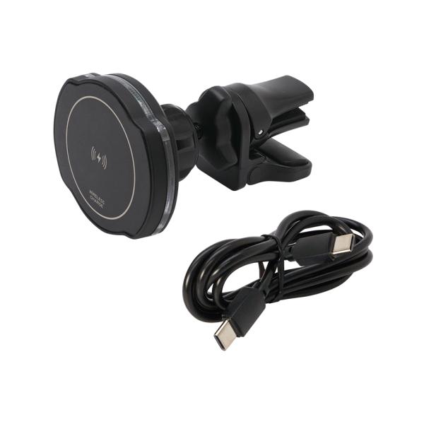 ●最大15Wワイヤレス充電ができるマグネットタイプのエアコン取付スマホホルダーです。●iPhone12以降またはマグセーフ対応カバーが付いたスマートフォンを磁力でホールドします。●マグセーフ非搭載のスマートフォン/カバーに貼り付けることがで...