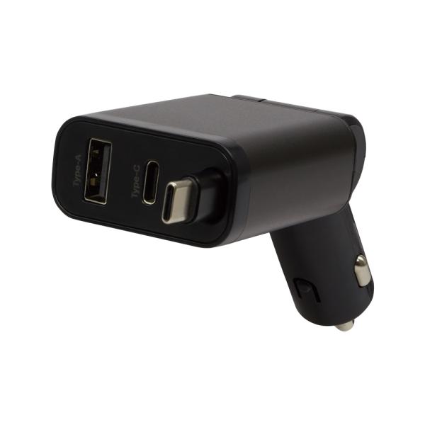 商品説明●急速充電に対応したUSB Type-Cコネクタ・USB Type-Cポート1口・USB Type-Aポート1口を搭載しています。●Type-CコネクタはUSBポートと同時使用でもPD充電ができる2IC搭載仕様です。●接続機器に合わ...