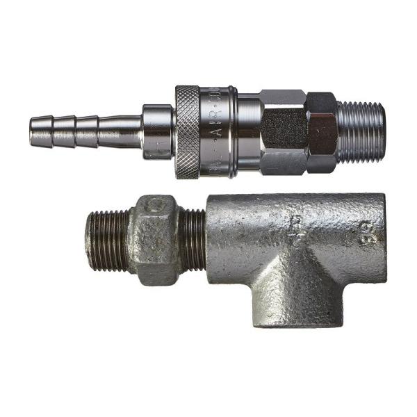 品名　エアチャックキット(日本製)品番　YH-33使用サイズ　PT3/8 18mm チーズ付代表車種　ふそう　フルコンファイター(H4.8〜H11.3)　ふそう　NEWファイター(H11.4〜H17.10)　ふそう　ベストワンファイター(H...