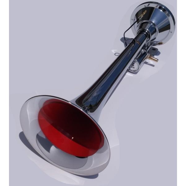 品名　ショートビックホーン品番　YPB-310使用電圧　24V専用サイズ　全長 約310mm　ホーンの長さ 約240mmホーンの数　1連付属品　取付ステー・ナットボルト・ニップル※発送の際、商品梱包に使用する箱等はリサイクル品です。※サイズ...