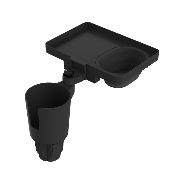 商品説明●駐車時に車内で食事をするのに便利な簡易トレイテーブルです。●ファストフードセットがまるごと置けるトレイテーブル＋ドリンクホルダーです。●折りたたみ可能なシリコーンポケット付きです。●トレイテーブルを使用しない時は取りはずして本体に...