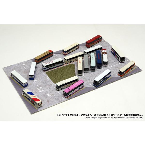 コレクションケースXシリーズに対応するスケールモデル用ベースシールです。別売のアクリルベース（CCAB-X）に貼ってご利用いただくことで、アクリルベース1枚に表裏2パターンでお楽しみいただけます。スケール表記は参考的な目安です。■内容　エア...