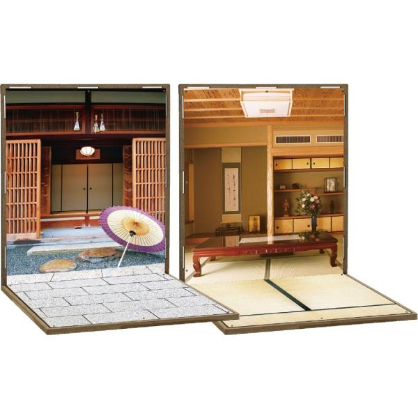 約1/10-1/6サイズのフィギュアなどに使えるジオラマ背景シートです。反射を防ぐつや消しマットPPコーティングが施されたハイグレード（HG)タイプです。ベースシートと組み合わせることでより臨場感のあるシーンを作り出せます。■紙製ジオラマレ...