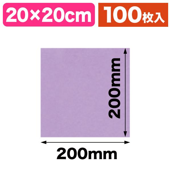 《仕様》─────────────────　［サイズ］200×200mm　［材　質］紙（両面PE）　［　色　］バイオレット　［形　状］正方形　［品　種］敷紙　［入　数］100枚入　［単　価］1枚あたり＠14.6円（税別）　［型　番］L-25...