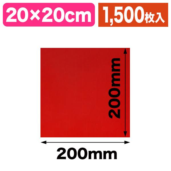 《仕様》─────────────────　［サイズ］200×200mm　［材　質］紙（両面PE）　［　色　］レッド　［形　状］正方形　［品　種］敷紙　［入　数］1500枚入　［単　価］1枚あたり＠9.8円（税別）　［型　番］L-2571─...