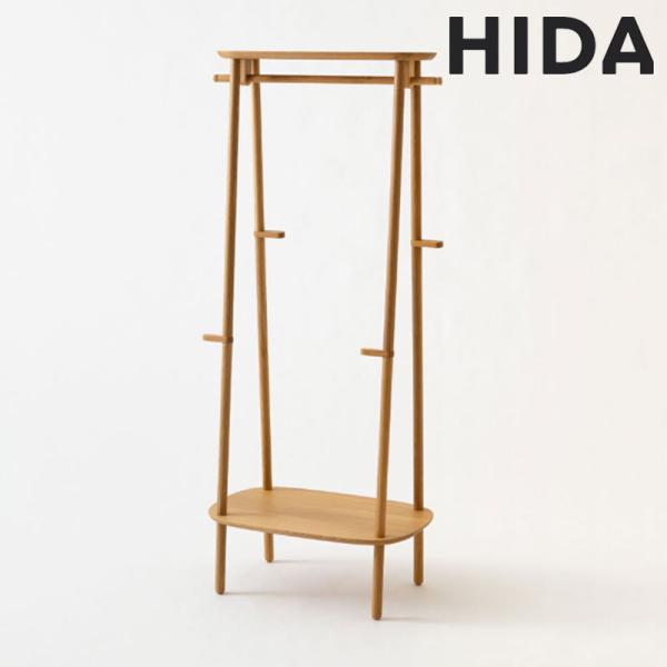 国産・飛騨産業　「cobrina(コブリナ)」ハンガーラック　商品説明  「COBRINA(コブリナ)」のハンガーラックは、可愛く軽やかなデザインで、ランドセルや学習道具、衣類を収納することができます。支柱部分のフックは連結式です。高い位置...