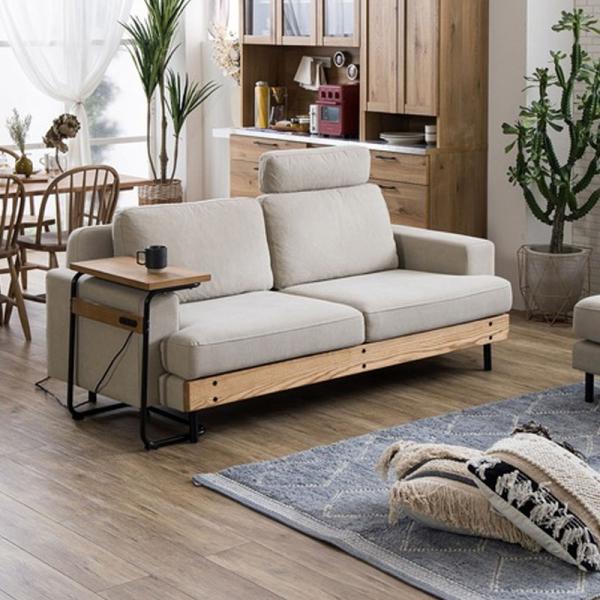 ダイニングソファ  2.5人掛け 3人掛けソファ カウチ  オットマン ヘッドレスト ゆったり 北欧 シンプル ファブリック アイボリー グレー BASQUE sofa バスク nora ノラ商品説明:「BASQUE sofa バスク ソフ...