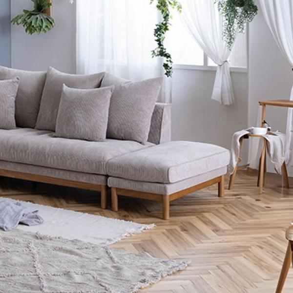 オットマン ソファ 1人掛け スツール ゆったり おしゃれ 北欧 シンプル コーデュロイ ベージュ グレー Panne ottoman パンネ nora ノラ商品説明:「PANNE ottoman パンネ オットマン」は柔らかいコーデュロイ...