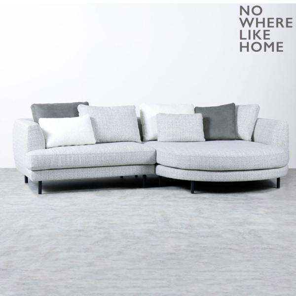 北欧デザインを取り入れた NOWHERE LIKE HOME（ノーウェアライクホーム）正規品「SOFA CLOUDER（クラウダー）」 は、シンプルで上質なファブリックソファ。丸みを帯びた大きめのシェーズロングが特徴で、リビングを上質なくつ...