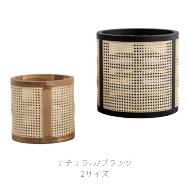 バスケット 収納 カゴ プランターカバー オーク ラタン 玄関収納 リビング 玄関 寝室 MANAU マナウ NWLH ノーウェアライクホーム 商品説明 「Basket MANAU(マナウ)」オーク材のフレームにラタンを張った通気性の良いバ...