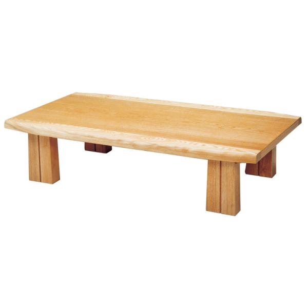 香川県高松市の熟練職人が丹精込めて仕上げた高級座卓。重厚感のある厚めの天板と安定感のある脚部が特徴で、和室にも洋室にも自然に溶け込むシンプルで落ち着いたデザインです。タモ材を使用し、艶消し仕上げによって上品な風合いを演出。120cm、135...