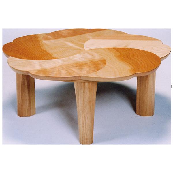 座敷机　リビングテーブル　座卓　丸テーブル　家具調こたつ　幅90cm　桜　チェリー 商品説明 香川県高松市の家具職人が丹精込めて作り上げた座卓です。天然木を使用したナチュラルな色合いのモダンな座卓です。こたつタイプは通常は座卓として寒い時期...
