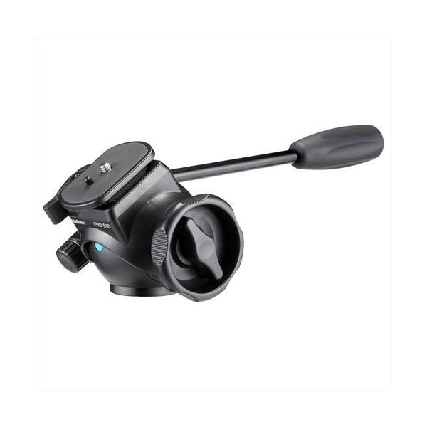 ビデオカメラや動画対応デジタル一眼レフにも適したオイルフリュード雲台です。操作性を大幅に向上させました。大型ストッパーと滑らかな動きで、快適に動画撮影を楽しめます。【商品仕様】カメラ台:58×40mm高さ:84mm底面径:44mm質量:49...