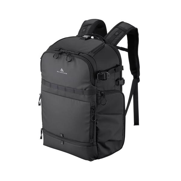 セキュリティ面に優れた背面アクセス構造に加え、天面と両側面からもカメラを取り出せるマルチアクセス仕様を採用した高機能バックパック【商品仕様】カメラ収納部内寸法:約W290×H450×D140mmPC収納部参考収容寸法:約W240×H360×...