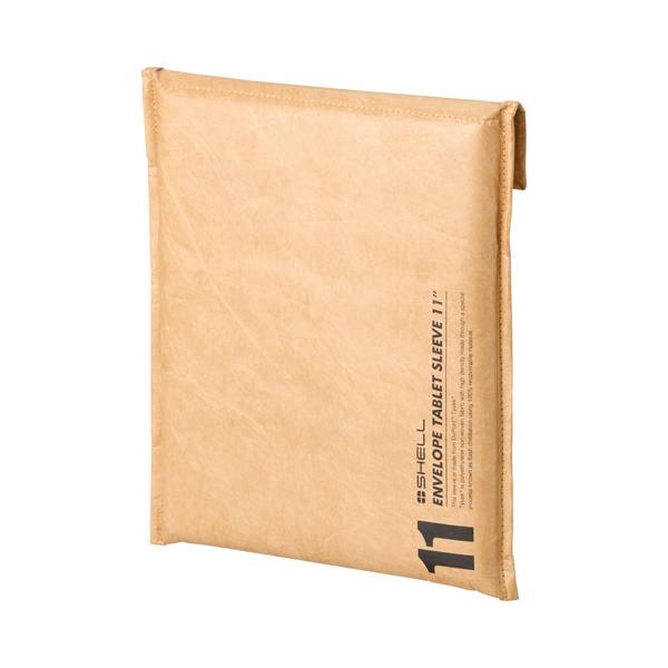Tyvek（R）を使用した紙のような風合いのおしゃれなタブレットスリーブ【商品仕様】参考収容寸法:約W200×H250×D15mm（10.2〜11インチのペンシル／キーボード付きタブレットPCの収納に適しています。）外寸法:約W240×H2...