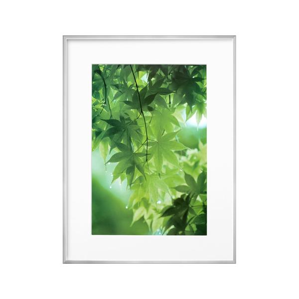 軽くて割れないＺＥＲＯフレーム。前面板はガラスを使っていないので従来の額縁より軽くて割れる心配もないので安心です。細身のフレームにＶカット※ワイドマットが、お写真を引き立てます。※Ｖカットとは、中抜きの断面を斜めにカットして、お写真までの奥...