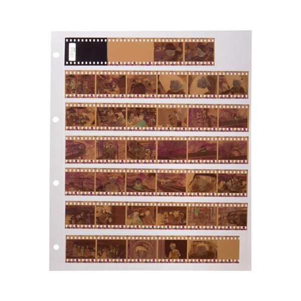 ハクバ ネガアルバム 35mm用替台紙です。【商品仕様】仕様:4穴バインダー対応対象フィルムサイズ:35mm（135）サイズ収納コマ数:35mmサイズ420コマシート数:10シート材質:紙・PP
