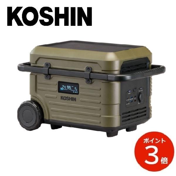 ポータブル電源 型番:BPS-24LGメーカー:工進【特徴】■移動に便利な大型タイヤ、伸縮ハンドル■リン酸鉄リチウムイオン電池搭載だから長寿命！