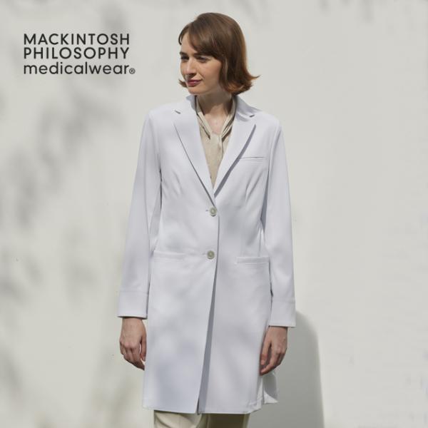 MPW3950 マッキントッシュフィロソフィー 男性用ドクターコート MACKINTOSH PHILOSOPHY メンズコート メンズ白衣 診察衣 医師 メディカルジャケット 制菌加工 制電 ストレッチ 通気性 しわになりにくい 吸水 防汚