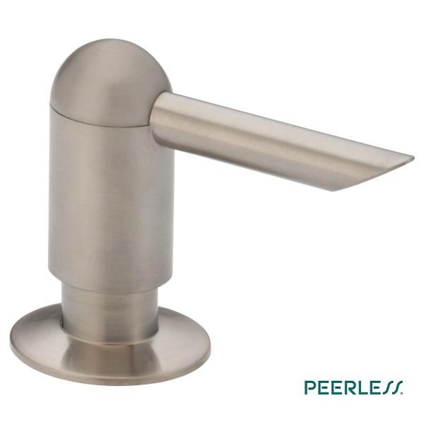 ■カラー : ステンレス■上部高 : 78mm■取付穴サイズ：取付穴直径35〜38mm ■キッチン用の液体洗剤を入れるビルトインタイプのソープディスペンサーです。■上部を押すと洗剤が出ます。■ボトルには液体洗剤が約500ml入ります。※泡の...