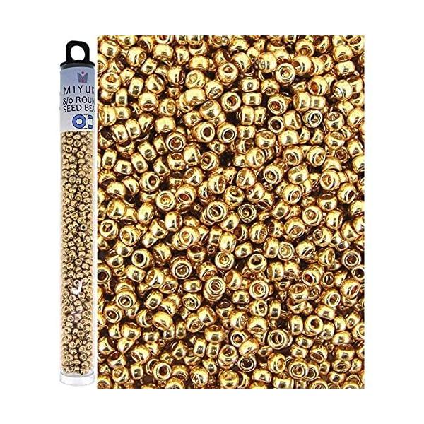 「商品情報」Miyuki 8/0 seed beads, also called round rocailles;Size 8/0 seed beads can be used for stitches like flat spiral, ...