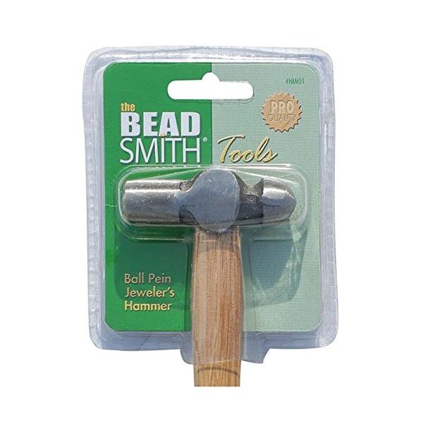 「商品情報」金属を使用する場合は、頑丈なJewelerのボールペインハンマーが必要です。ワイヤーやその他の金属片を平らにするために使用します。「主な仕様」ハンマーは全長10インチ。フラットエンドは5/8インチ。丸い端は約1/2インチの深さで...