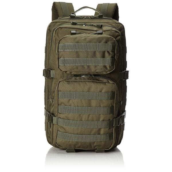 「商品情報」This heavy duty and water-resistant 36 liters assault pack features 2 large compartments with various zip and mesh...