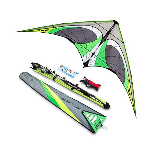 「商品情報」新たなパイロットと私たちの最も人気のあるスポーツ凧のための究極の選択は、クアンタムの印象的な7フィートの翼幅は広い風域で深刻なプルと興奮のためのフルサイズです。慎重にスナップインを学習するように設計、クアンタムの広い風域、調節手...