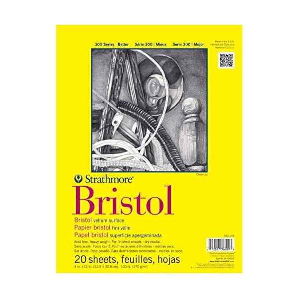 「商品情報」Strathmore Bristol Vellum Paper Pad 9"X12"-20 Sheets ---- 1. 海外直輸入品となりますので、新品であっても、パッケージに多少のダメージがある場合もございますが、商品本体に...