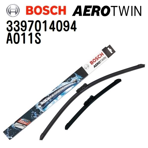 輸入車用エアロツインワイパーブレード(BOSCH品番:3397014094) A011S 550/450mm  2本入