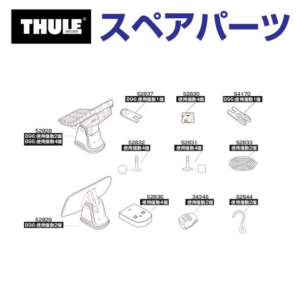 品番：TH1500052837製品カテゴリー：マリンキャリア使用製品名：Thule DockGlide 896 DockGrip 895パーツ名：ドックグリップツール仕様：このパーツの図面番号は52837