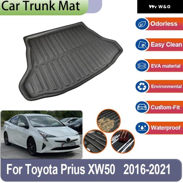 トヨタ プリウス XW50 アクセサリー 2016~2021 2017 2018 車用リア トランク マット フルプロテクション EVA パッド フロアトレイライナー カーパーツ カスタムパーツ アクセサリー 交換用部品Hign-conce...