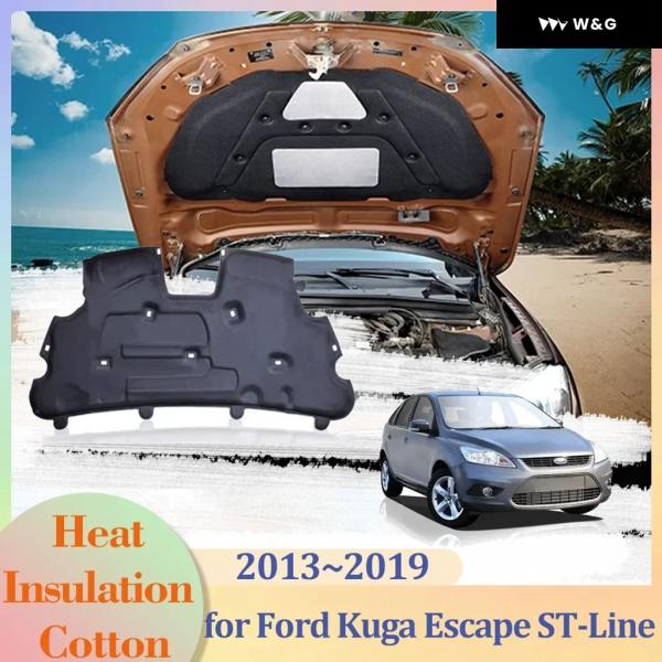 フォード フォーカス MK2 C307 2005~2016 車用 ボンネット エンジン 断熱 パッド ライナー コットン 防音カバー ヒートアクセサリー 2006 2007 2008 カスタムパーツ アクセサリー 交換用部品Hign-con...