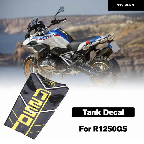 BMW R1250GS ADV アドベンチャー 燃料タンク デカール R1250 1250GS 40 周年 GS タンク パッド ステッカー プロテクター デカール オートバイ バイク アクセサリーHign-concerned Chemic...
