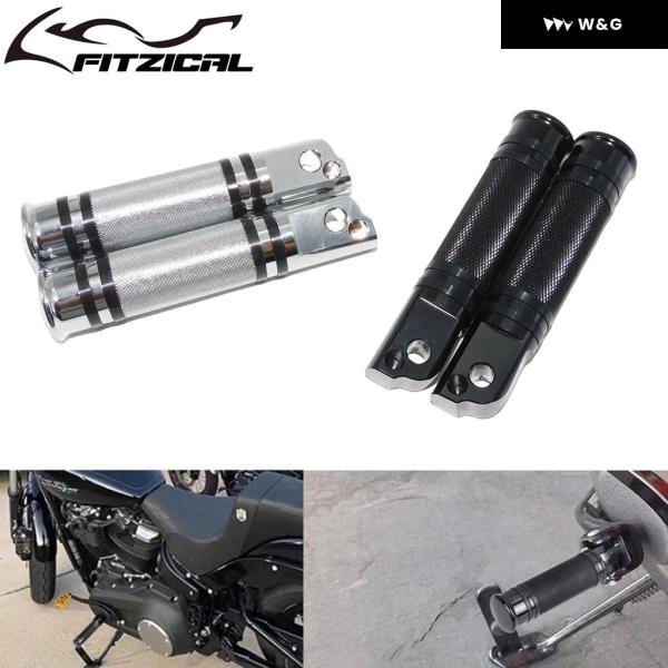 オートバイ バイク リア フットレスト フットペグ パッセンジャー フットペグ ハーレー ソフテイル スポーツグライド FLSB ストリートボブ FXBB ロワーライダー 2018-2020Hign-concerned Chemical:N...