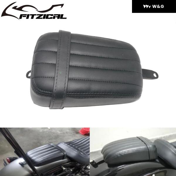 オートバイ バイク ソロリアパッセンジャー ピリオンシート サドル パッド カフェレーサー ハーレー ソフテイル スリムストリートボブ FXBB FXST FLSL 2018-2022Hign-concerned Chemical:None...