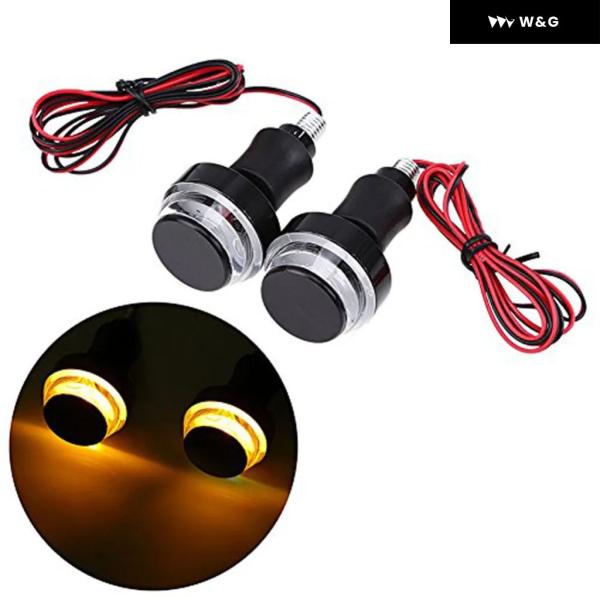 2個入り 合金 オートバイ ウィンカー LEDライト インジケーター ウインカー ハンドルバーエンド 22MM ハンドルバー 防水 汎用 カスタム パーツ アクセサリーHign-concerned Chemical:NoneItem Typ...
